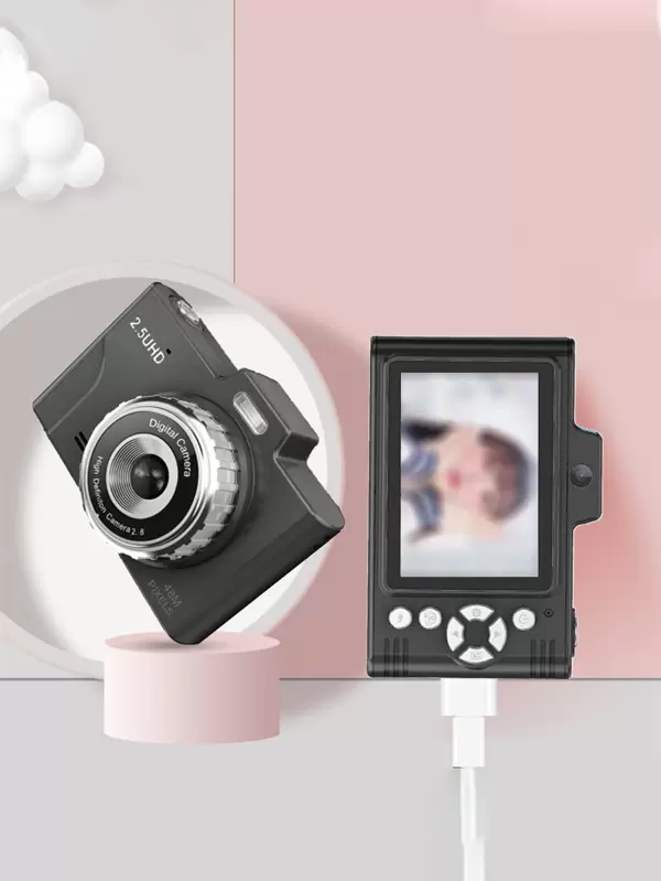 Câmera Digital Portátil Dc201 Ccd 4600w Pixel 1080p Zoom Digital 8x ...