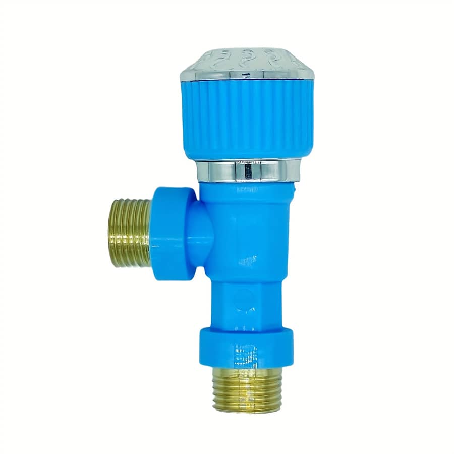 Pp Plastic Triangle Valve For Bathroom, Toilet, Water Plumbing, 4 ...