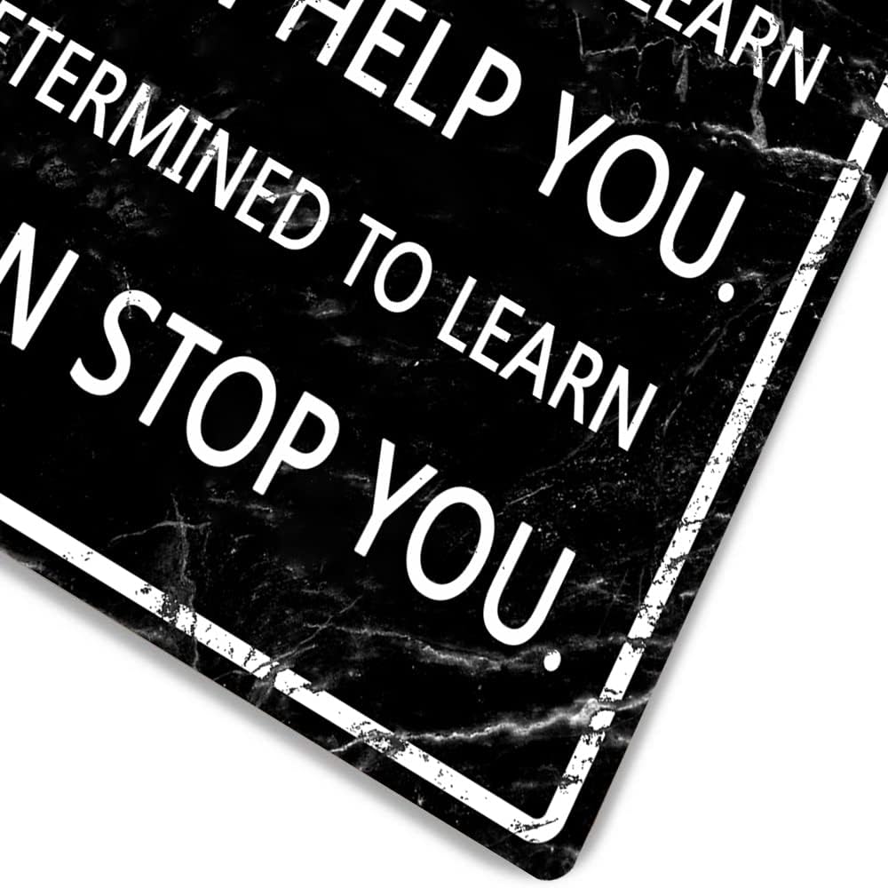 Office Metal Tin Sign Motivational Wall Art Decor Motivational Poster If You Are Not Willing To ...