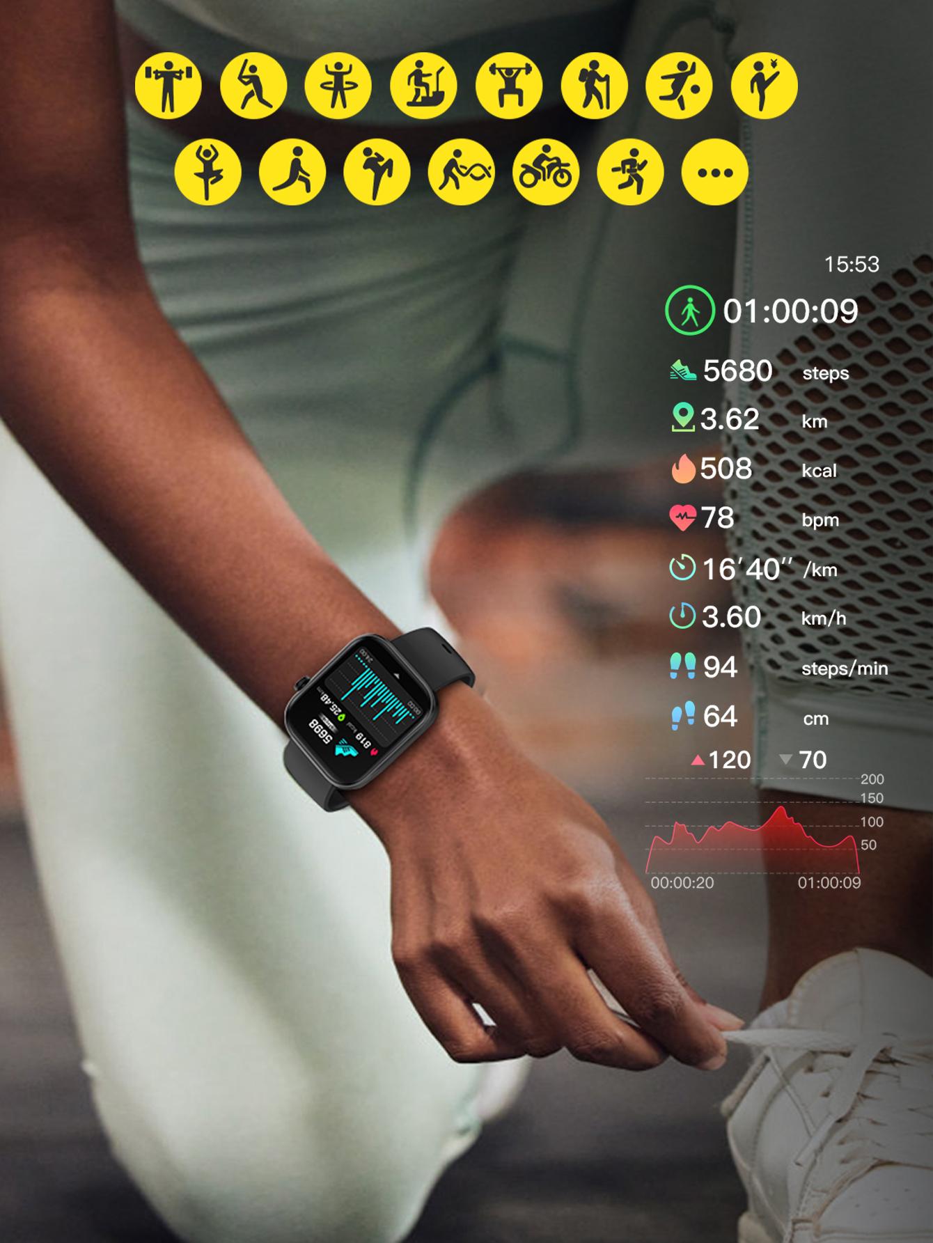 COLMI Colmi P71 Smart Watch, Featuring 1.9-inch Ips Touch Screen, Ultra ...