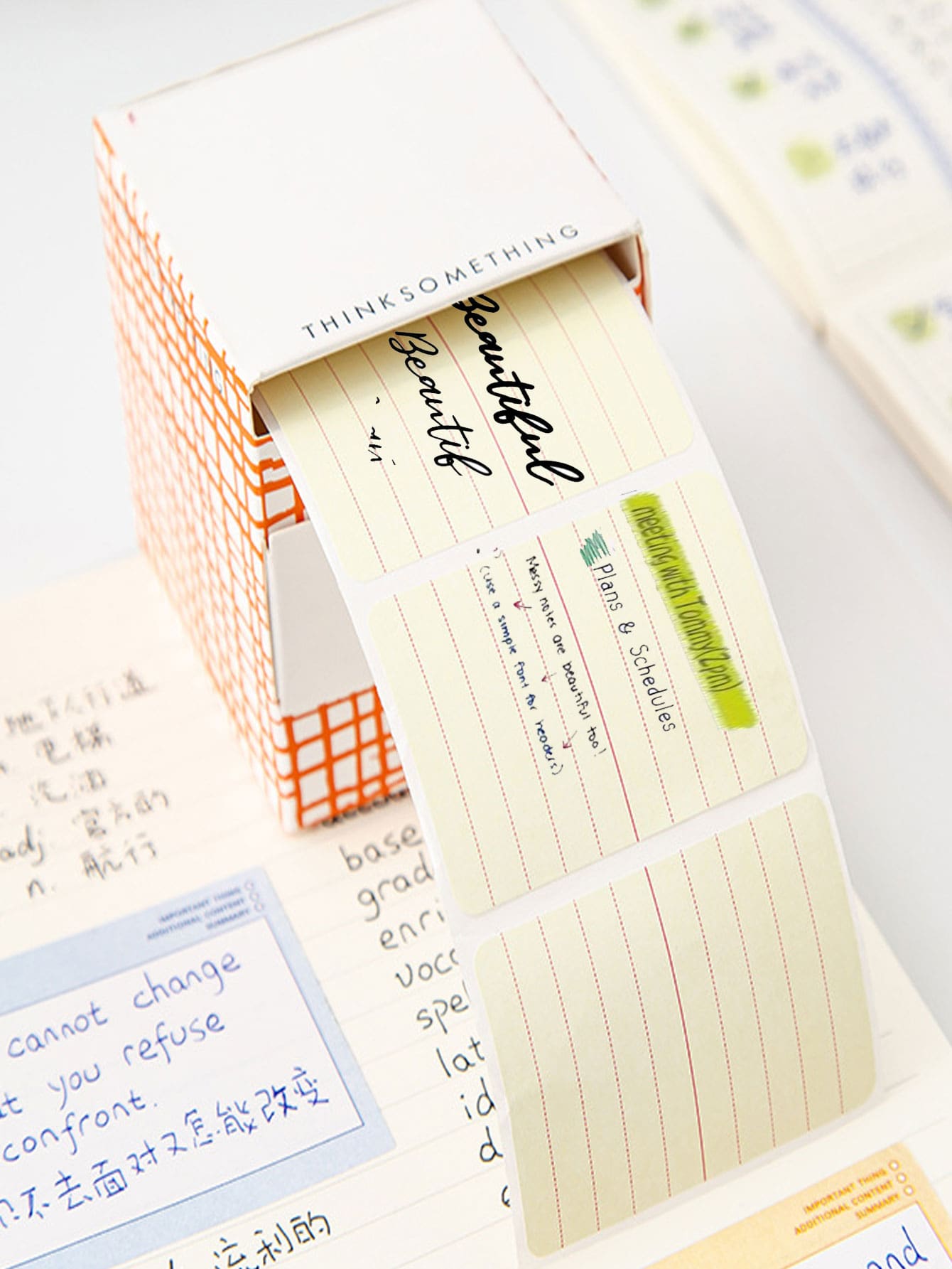 100pcs/box Diy Pull-out Sticky Note For Students, Used For Pasting And ...