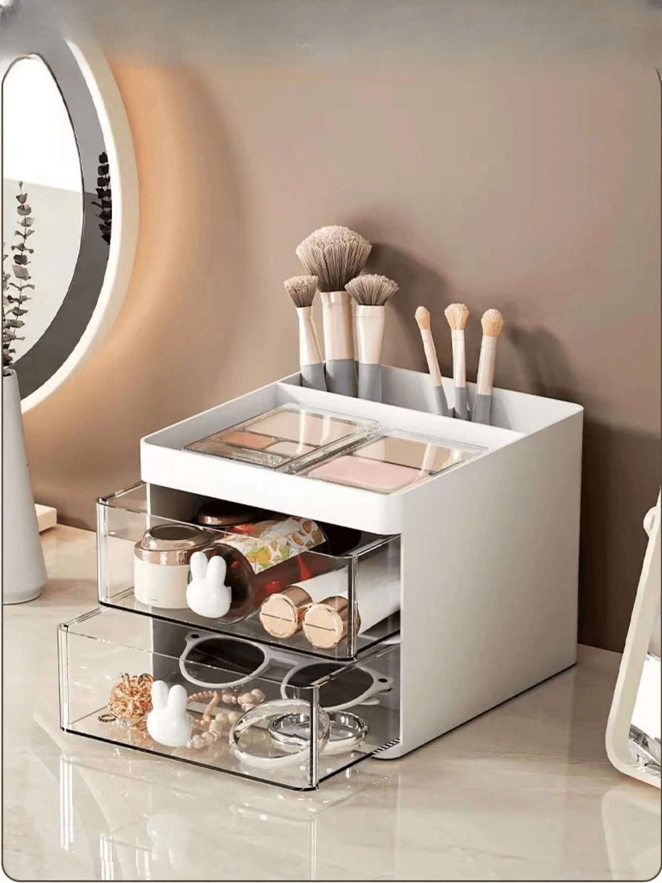 Cute Rabbit Drawer-style Storage Rack Desk Organizer | SHEIN USA