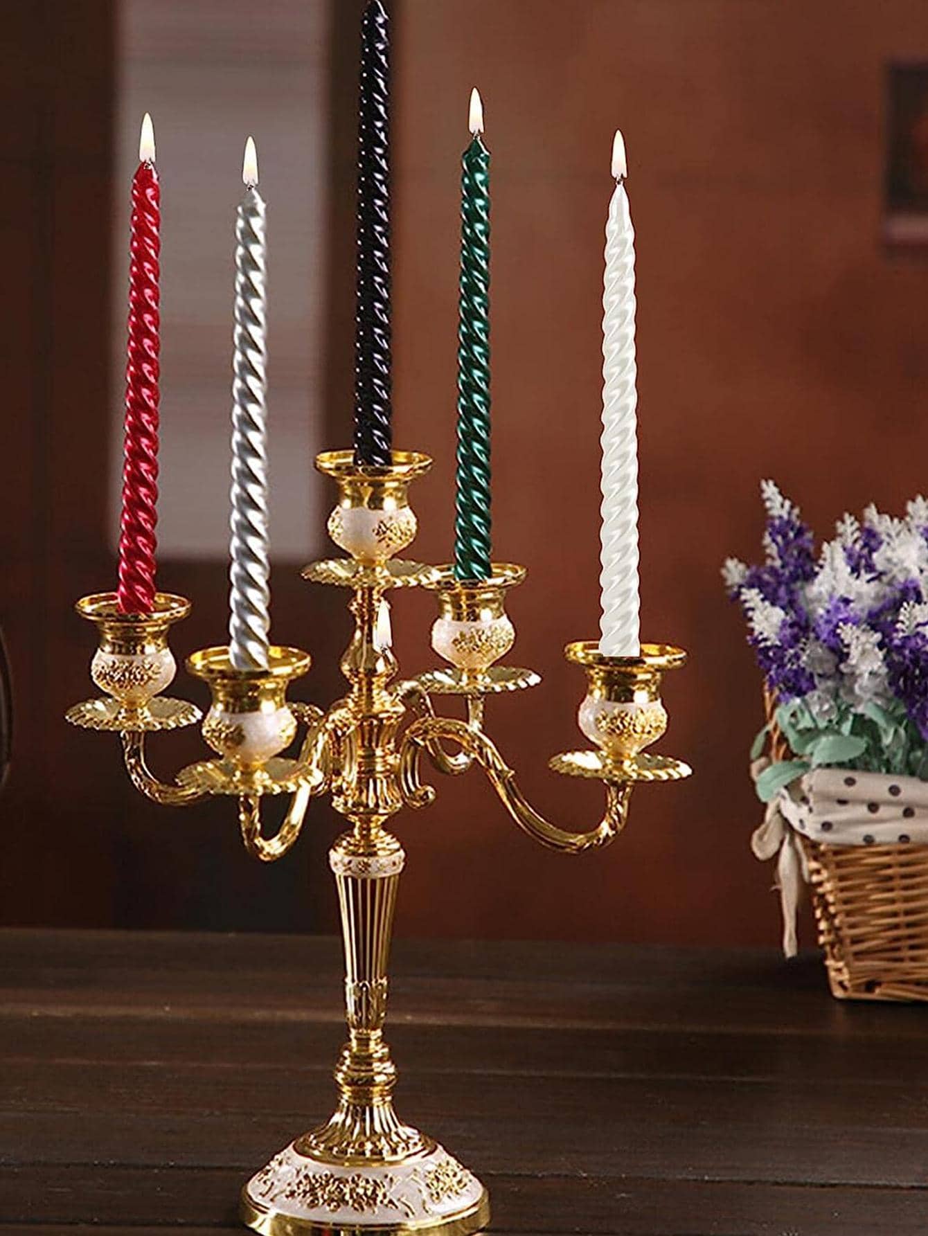 Set 10 pouces Noir Bougies De 4 , Long Bougie Bâtons , 8 Faire Le ...