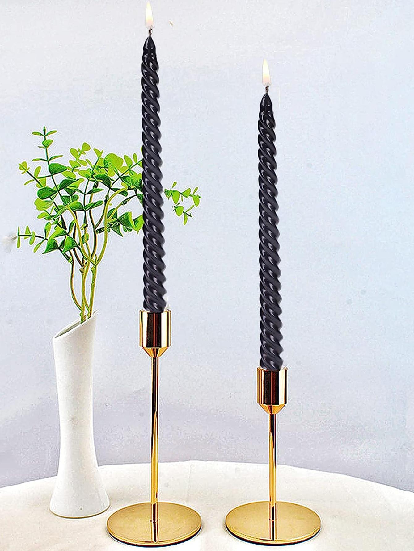 Set 10 pouces Noir Bougies De 4 , Long Bougie Bâtons , 8 Faire Le ...