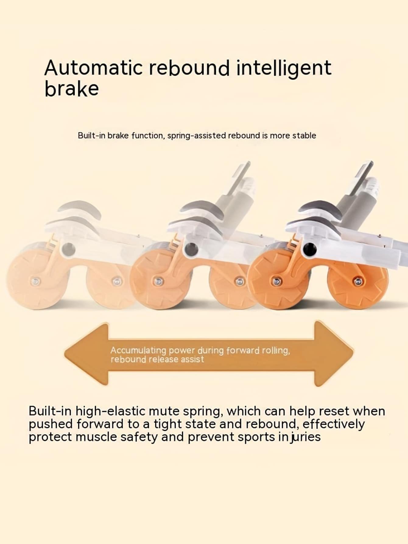 Abdominal wheel home automatic rebound abdominal muscle wheel fitness ...