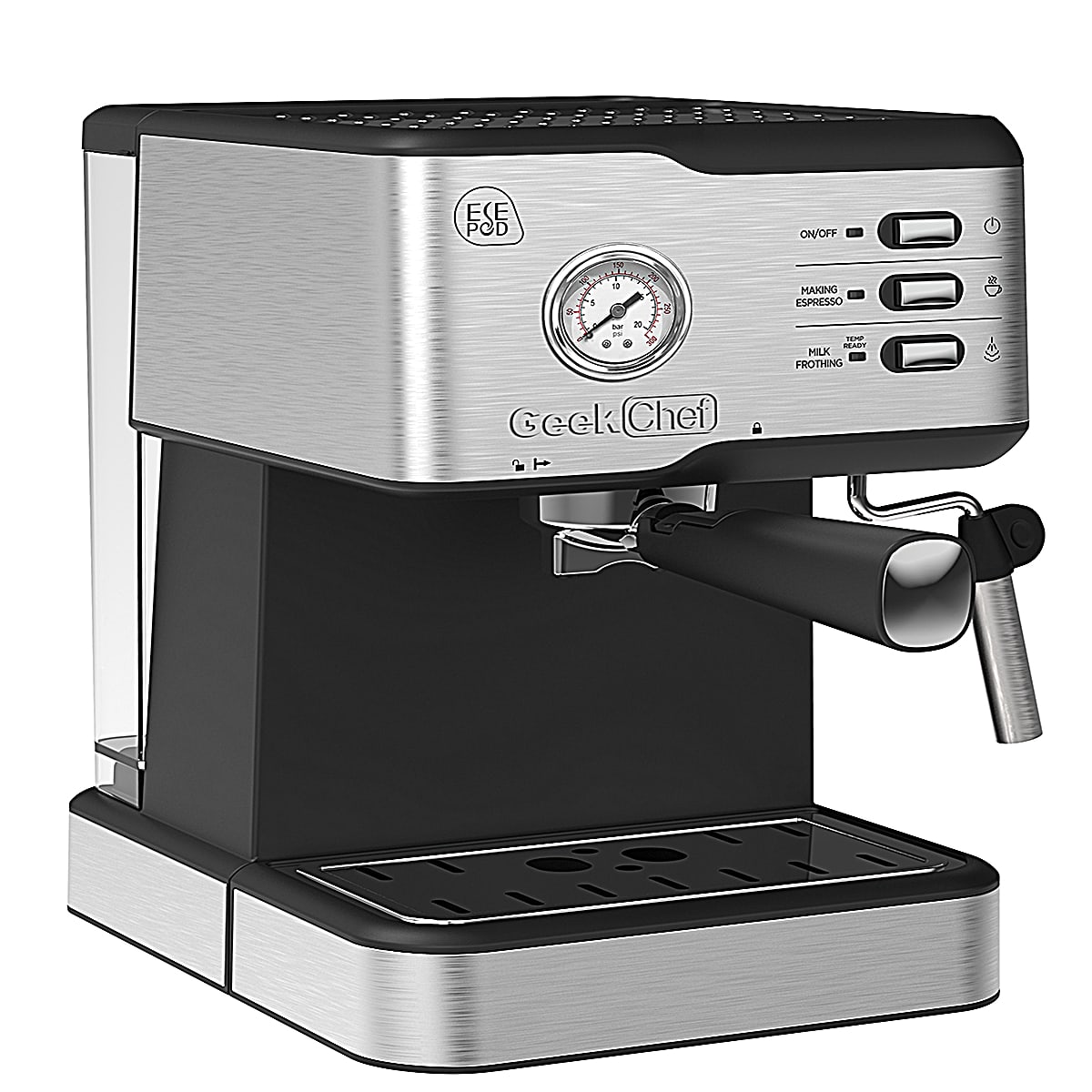 Coffee Espresso Machine Machine, 20 Bar Pump Pressure Espresso and ...