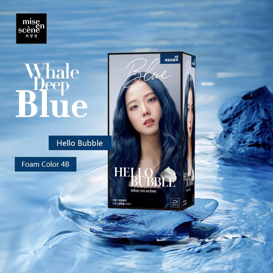 MISE EN SCENE Hello Bubble Foam Color#4B Whale Deep Blue 95g | SHEIN USA