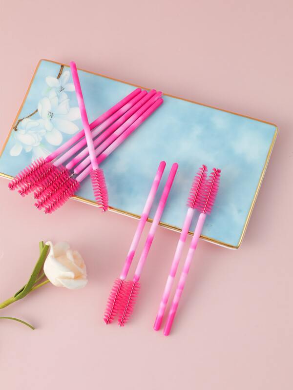 10pcs Disposable Spoolies Mascara Eyelash Wands Brush for Eyelash ...