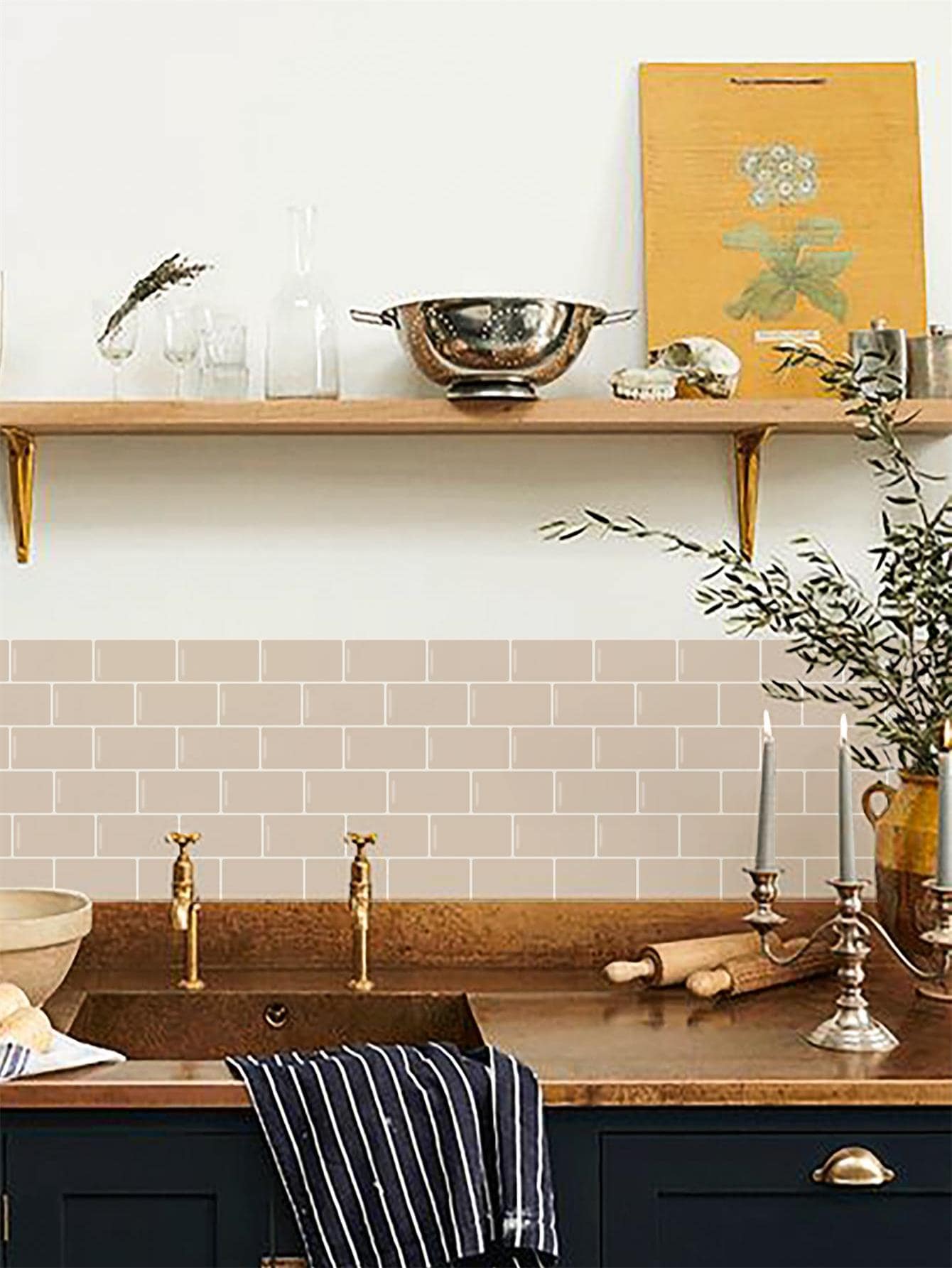 1pc 30x13cm D-ceramic Tile Sticker | SHEIN EUR