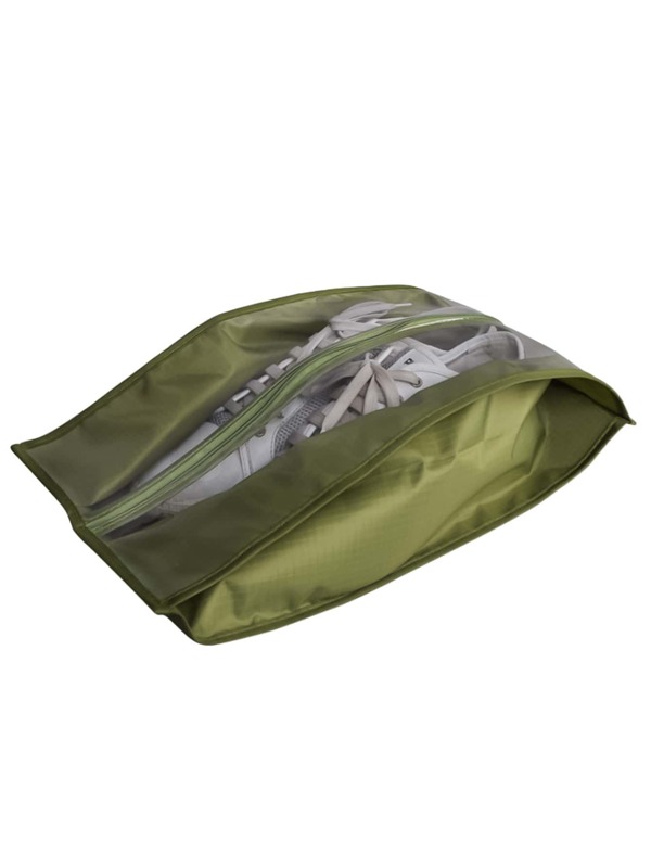 1pc Zipper Shoes Storage Bag, PVC Portable Shoes, Waterproof and ...