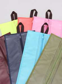 1pc Zipper Shoes Storage Bag, PVC Portable Shoes, Waterproof and ...