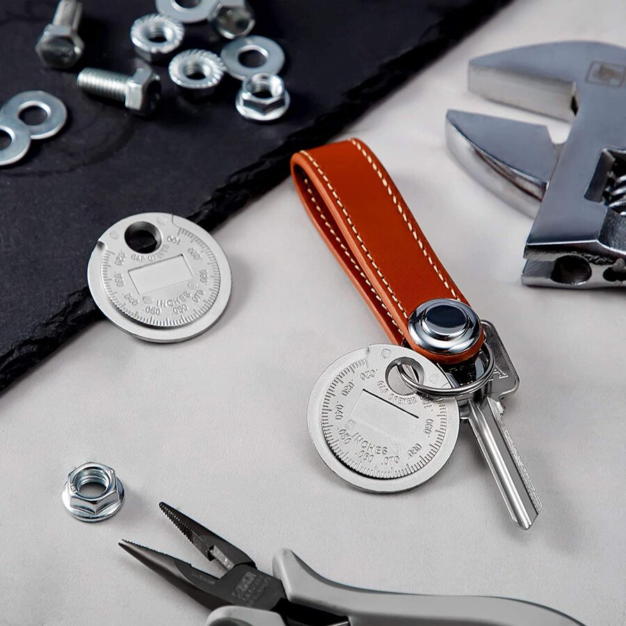 Spark Plug Gap Gauge Tool Measurement Coin Type 0.6-2.4mm Range Spark ...