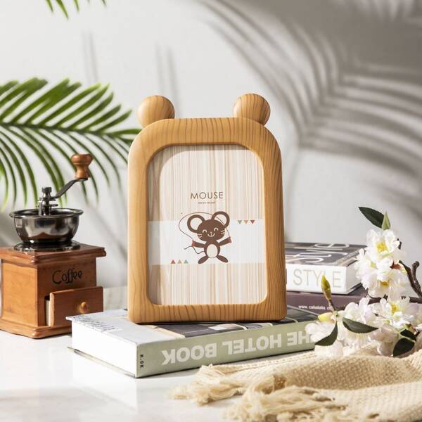 5x7 Photo Picture Frame In Plastic Wood Style For Wall And Table ...