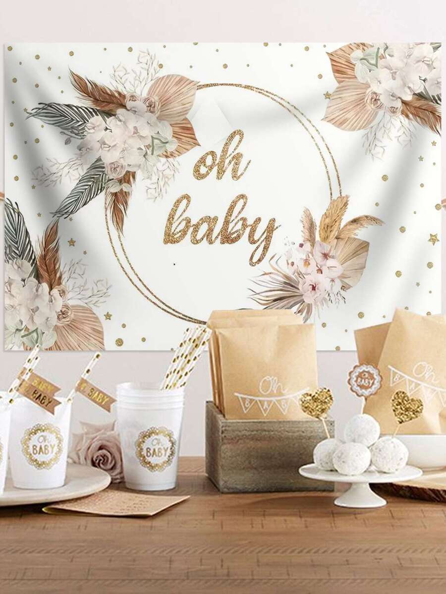 1pc Bohemian Style Background Cloth For Party Decorations, Gender ...