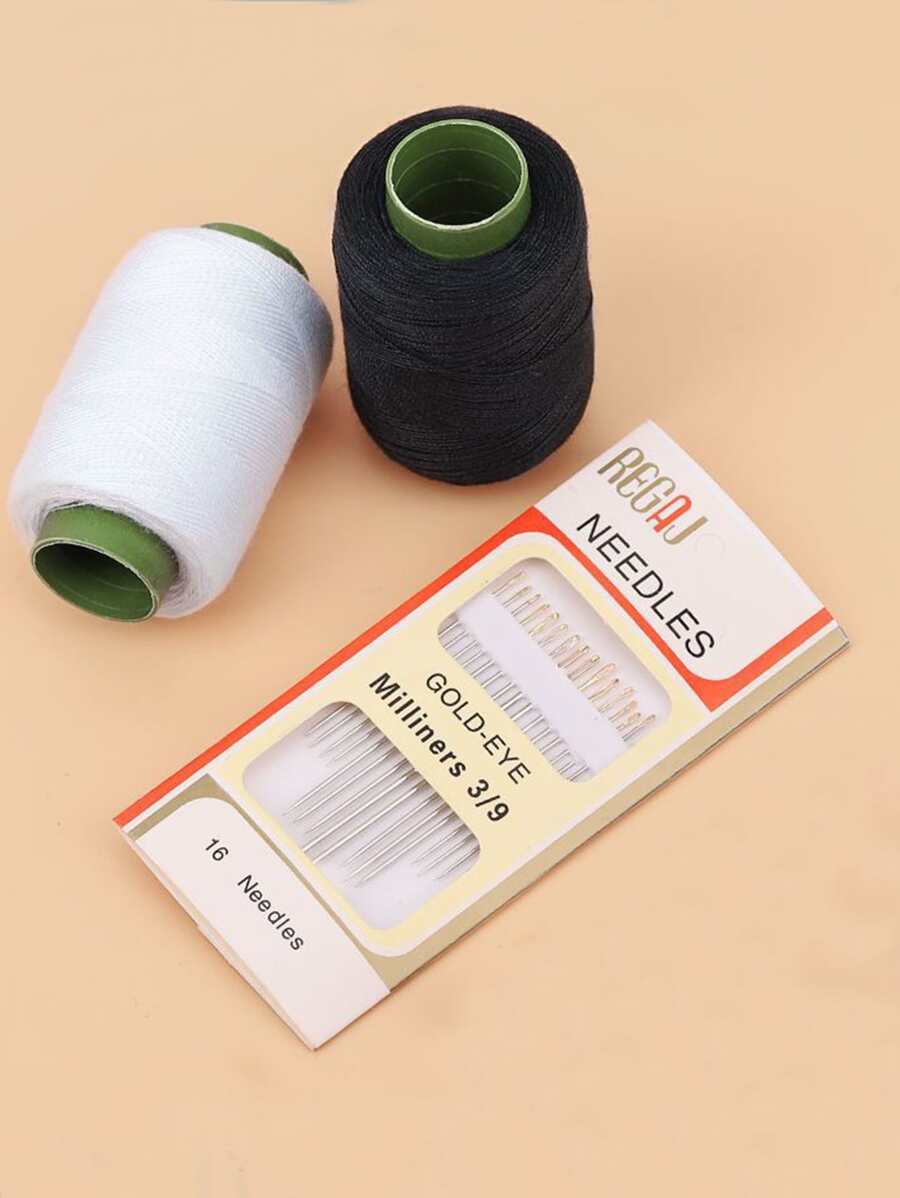 Household Black And White Sewing Thread, Sewing Machine Thread, Mini ...