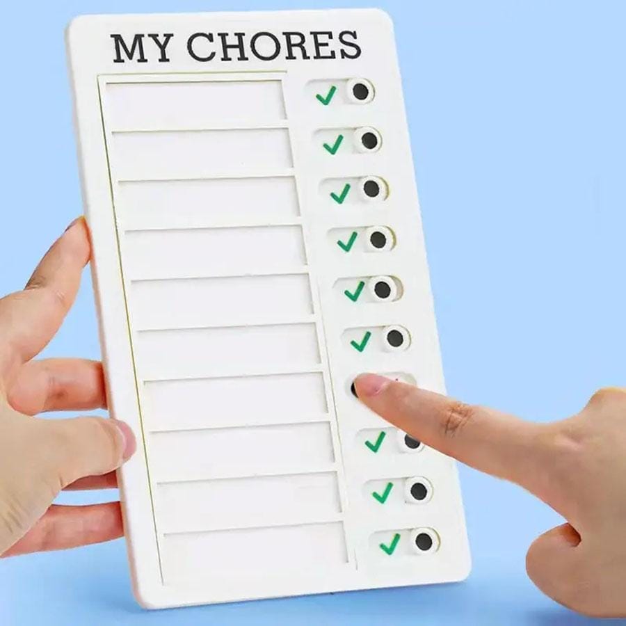 Self-discipline Punch Card Machine Replaceable Plastic Checklist Rv ...