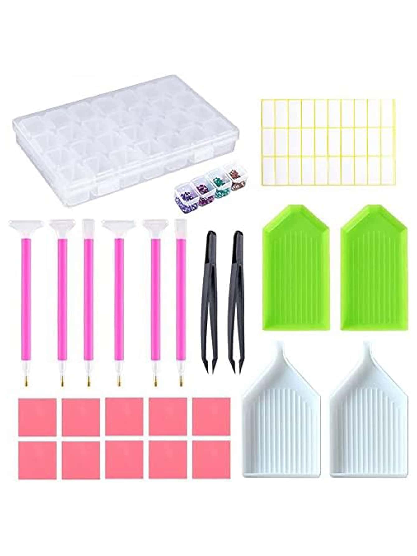 Diy Diamond Painting Tools Set, 5d Diamond Painting Point Drill Pen ...