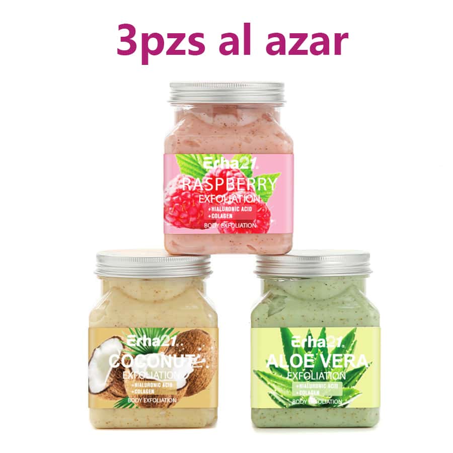 365ml *3pcs At Random Facial And Body Scrub Moisturizes Lightens Spots ...