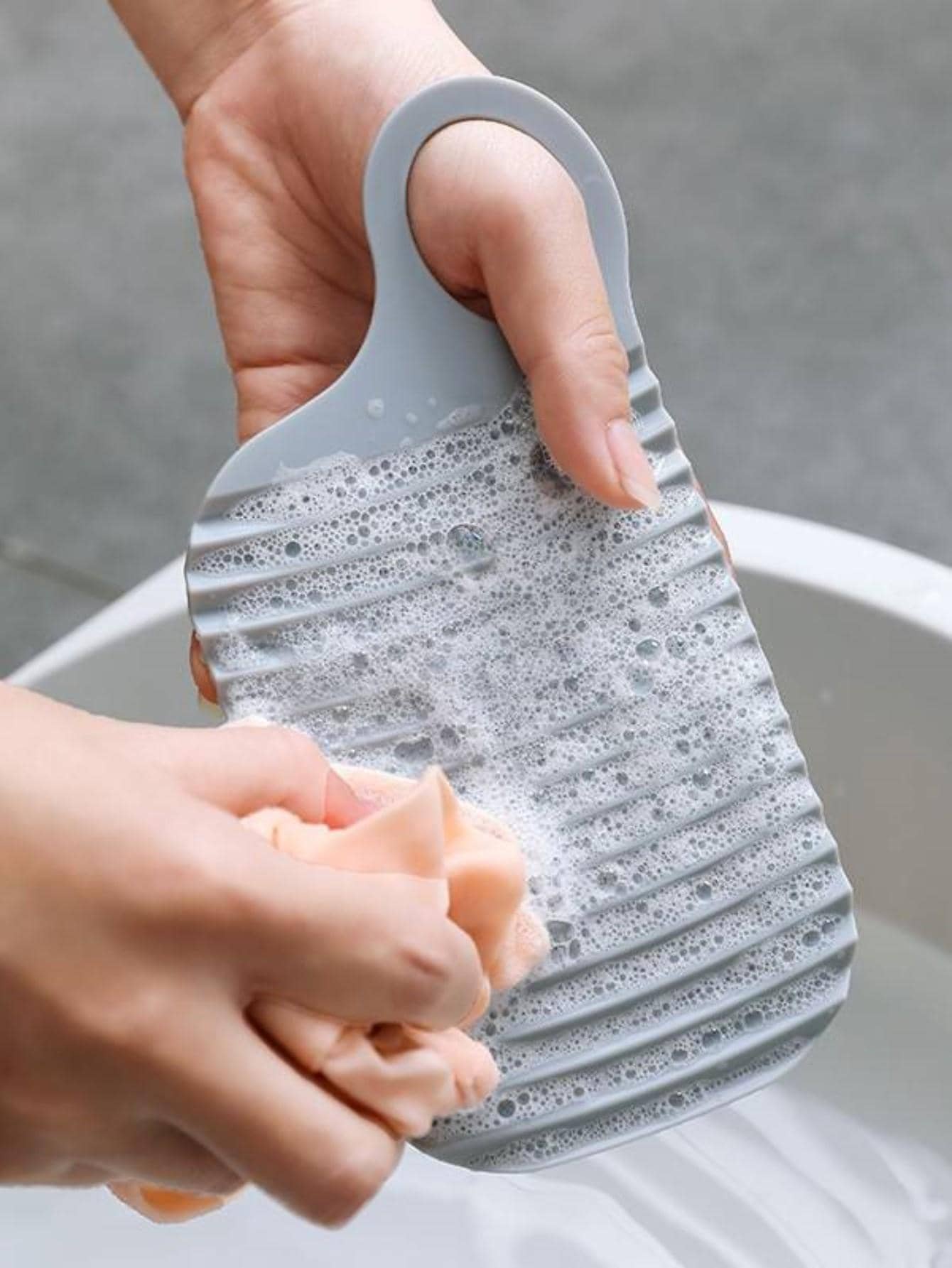 1pc Plastic Mini Washboard For Home Use, Foldable & Portable ...