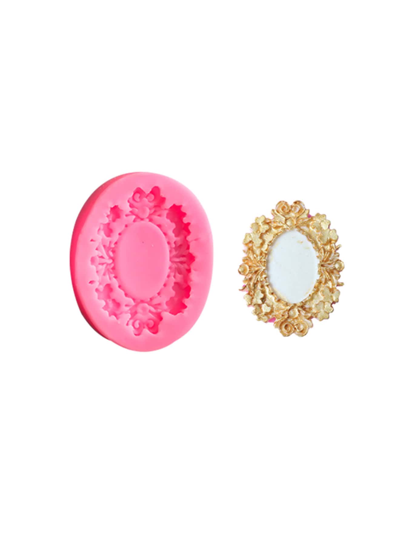 1pc Vintage Style Mirror Frame Design Silicone Mold | SHEIN USA