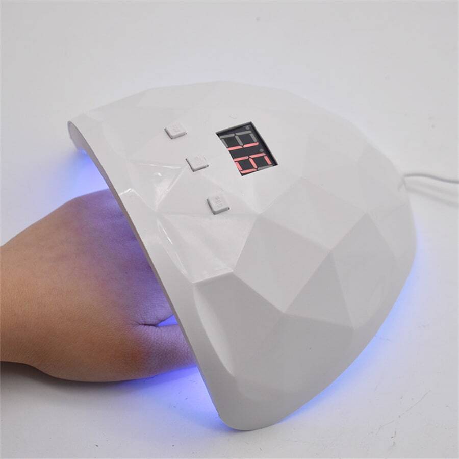 Portable Nail Lamp, USB Powered 18-LED Nail Dryer With Dual Light ...