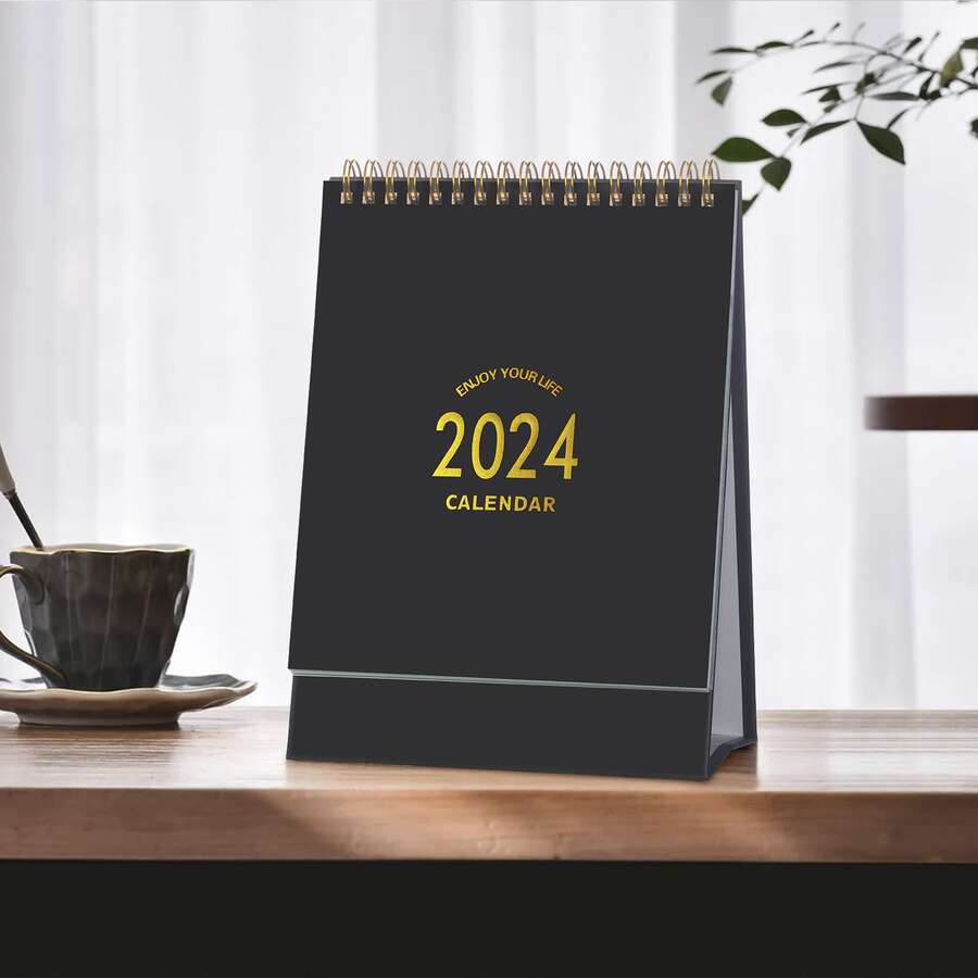 Tafel kalender 2023-2024 , Stand Draai Klein Desktop kalendar Naar ...