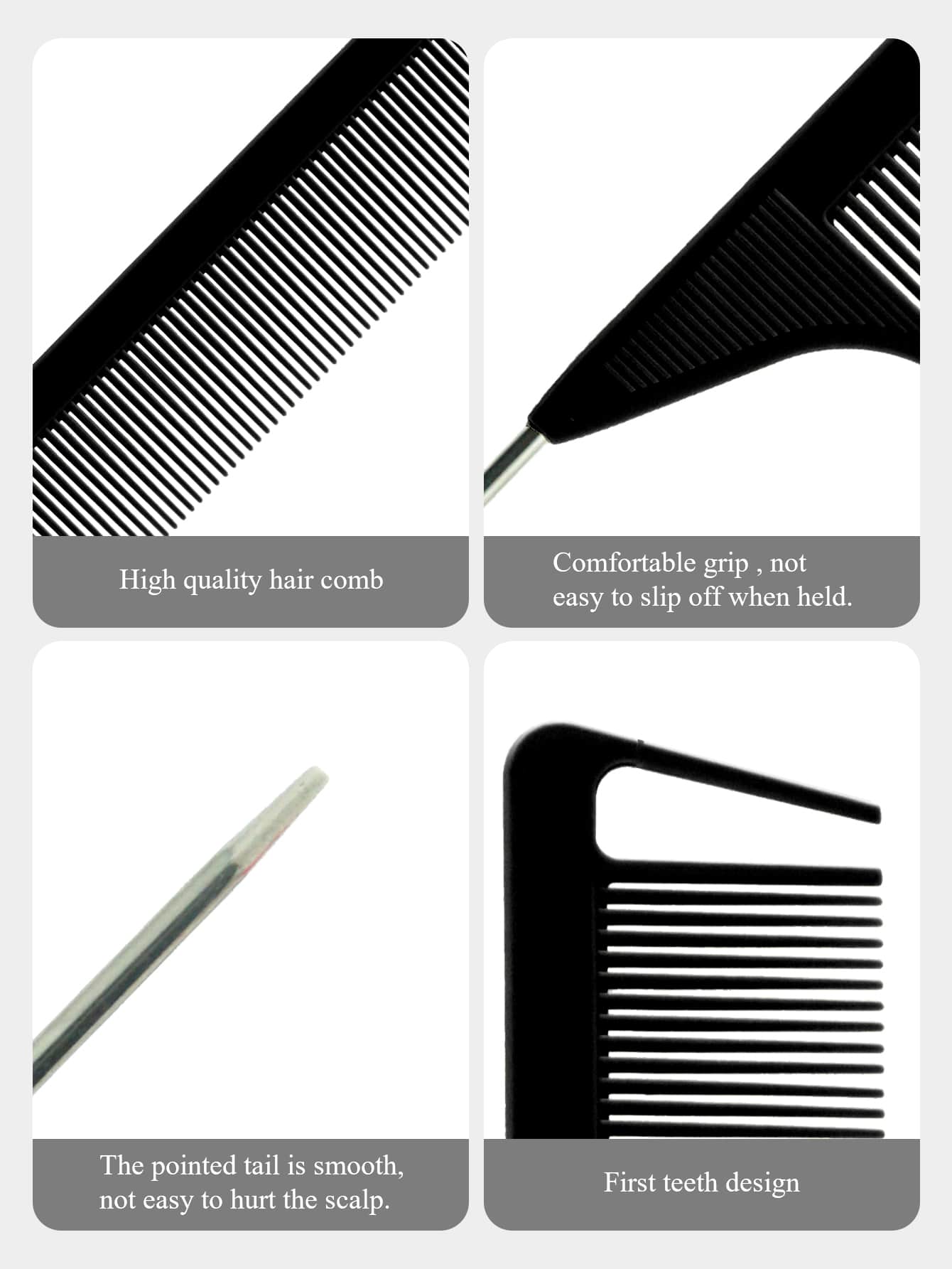 5 Pcs Anti-Static Carbon Fiber Steel Needle Material Long Thin-Tailed ...