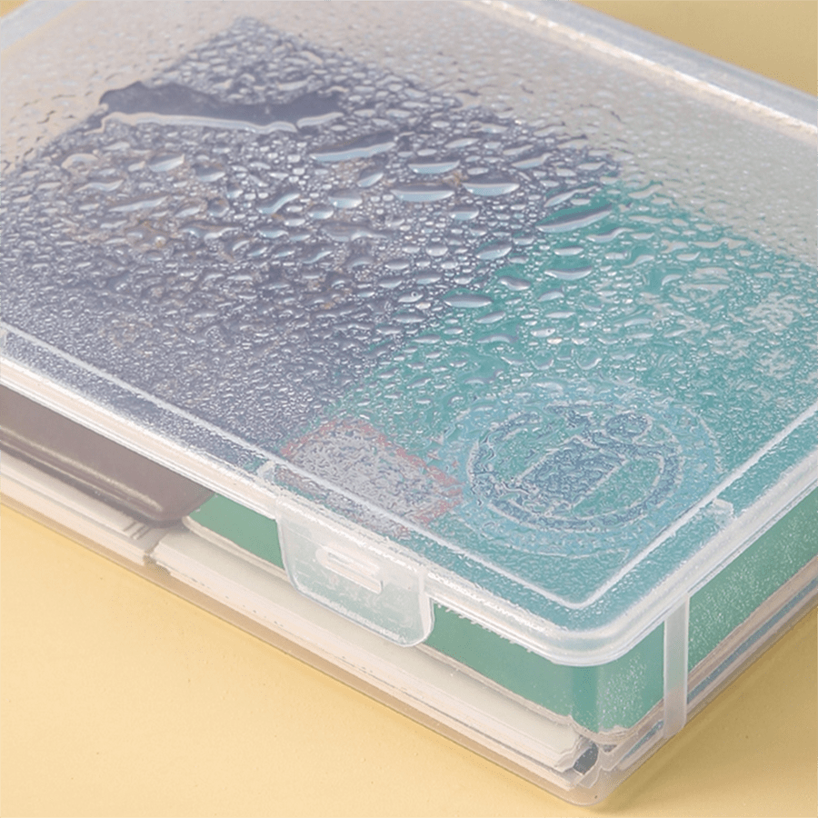 Household Document Storage Box, A4 Size Transparent File Holder For ...