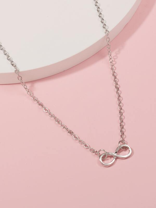 Leisure Infinity Symbol Pendant Necklace | SHEIN EUR