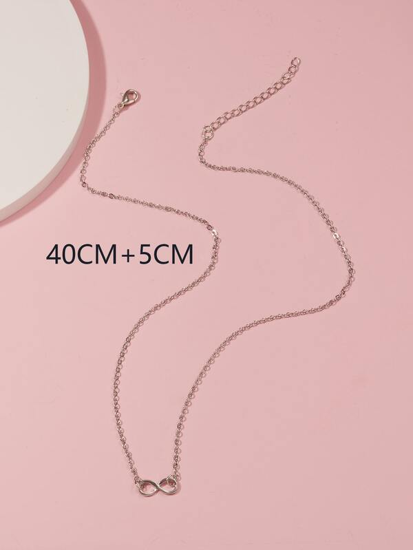 Leisure Infinity Symbol Pendant Necklace | SHEIN EUR