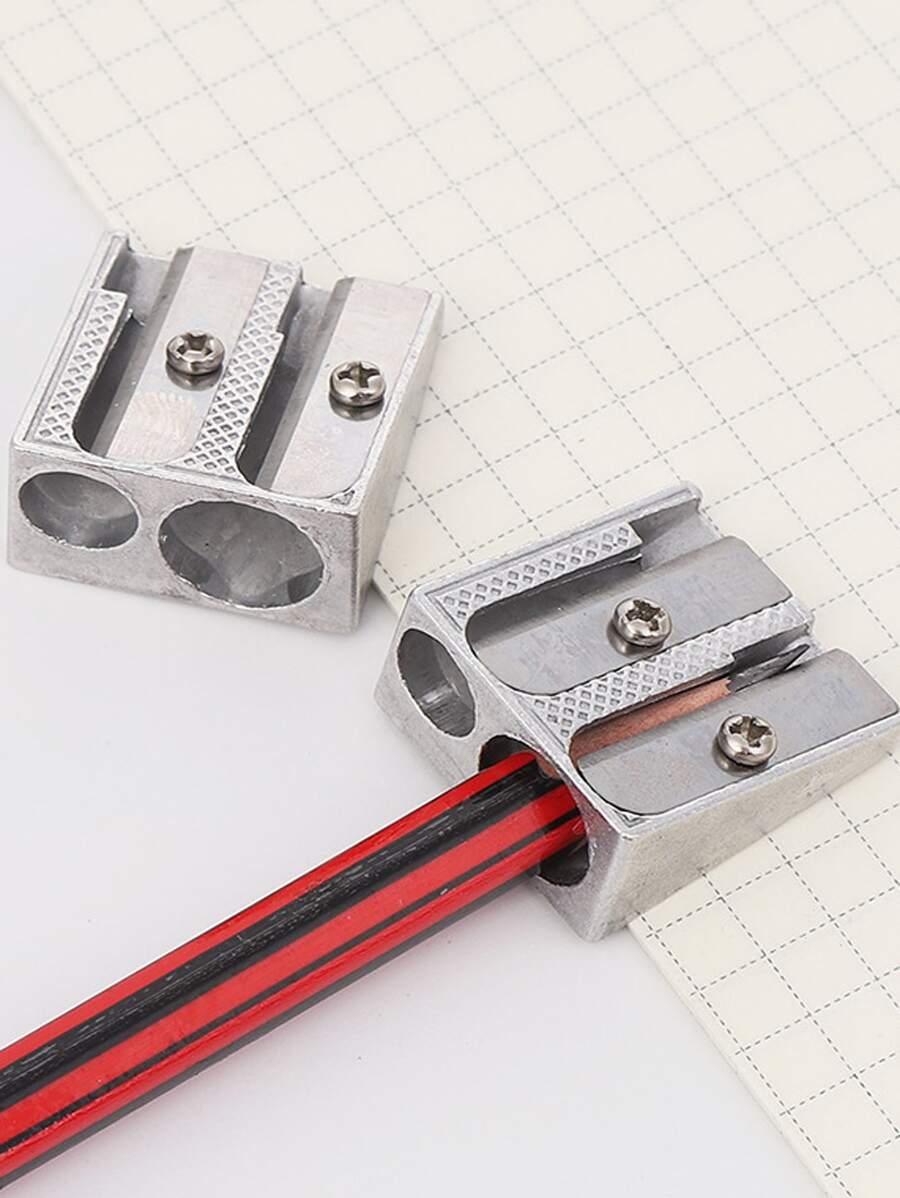 Creative Aluminum Alloy Two Holes Sharpeners With Oblique Cutter Blades ...
