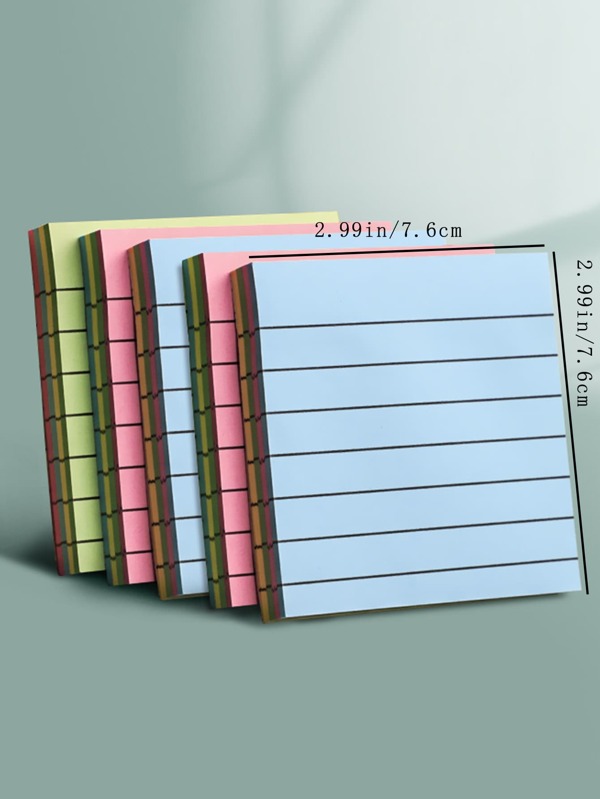 Color horizontal line post-it notes 4-color post-it notes self-adhesive ...