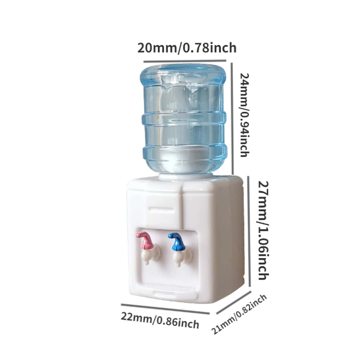 Miniaturized World mini water dispenser on refrigerator magnet stickers ...