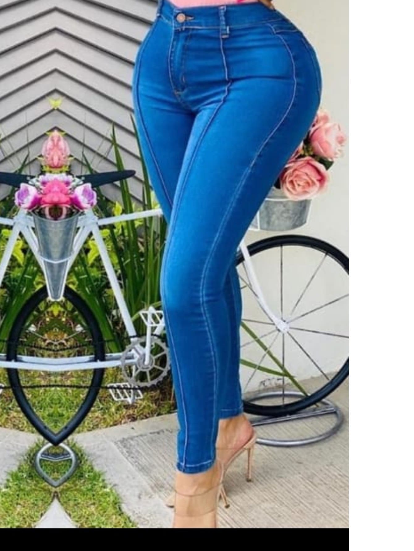 Tube Pants With Stripe In The Middle | SHEIN USA