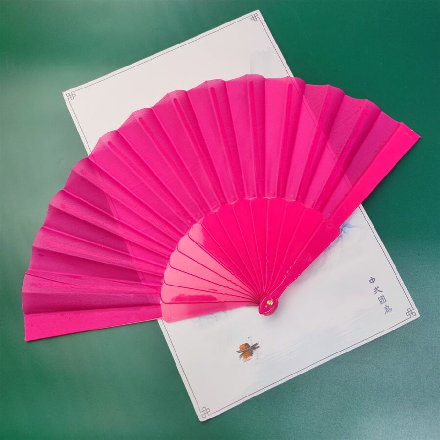 7-inch Plastic Stave Plain Craft Fan, Square Dance Fan, Solid Gift Fan ...