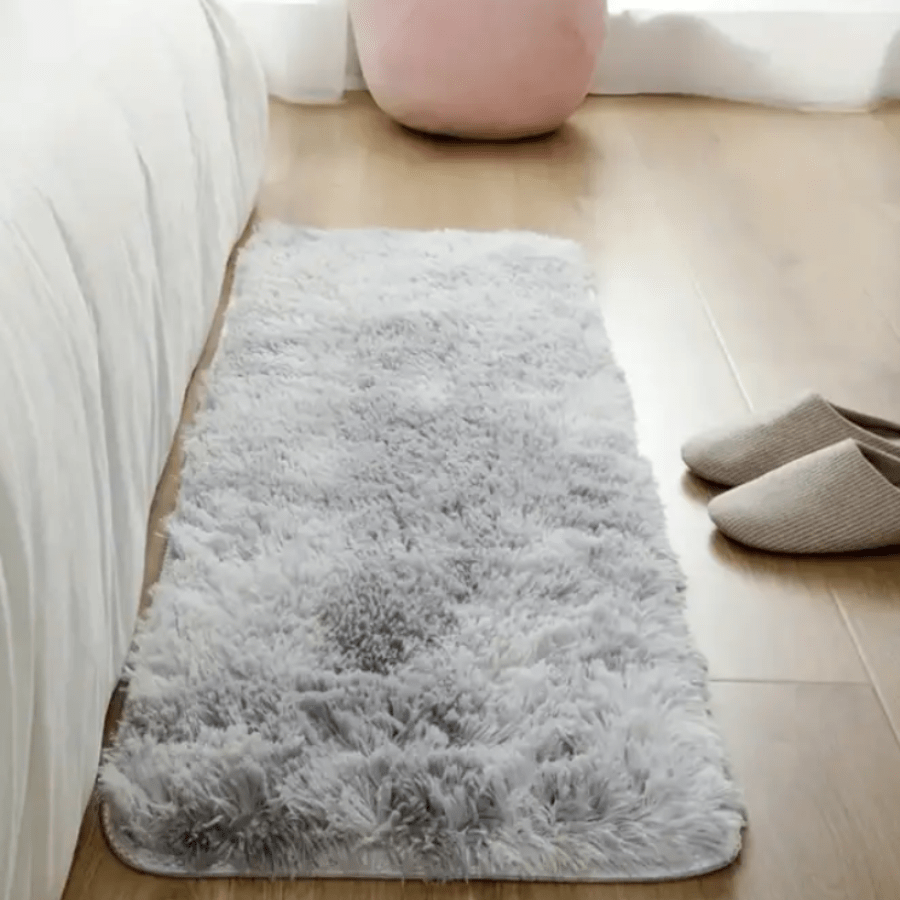 Tie-dye Carpet, Bedside Mat, Bedroom Floor Carpet, Long Plush Cushion ...