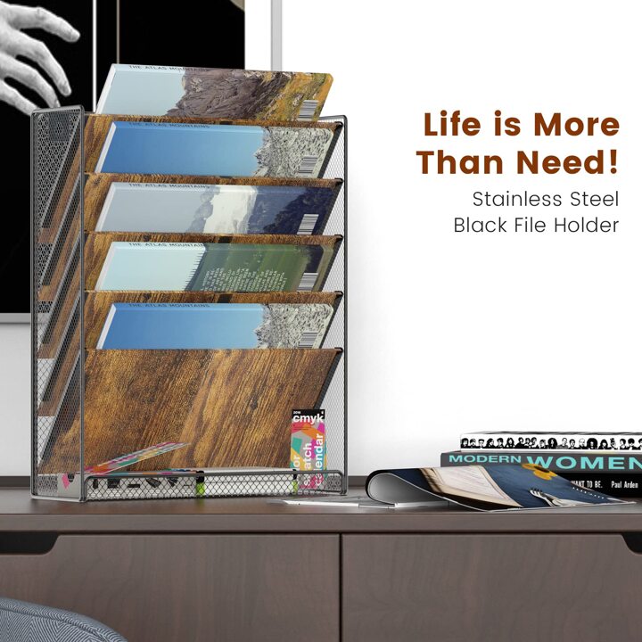 Wall Mount Hanging File Holder Organizer Official Store | www.pinnaxis.com