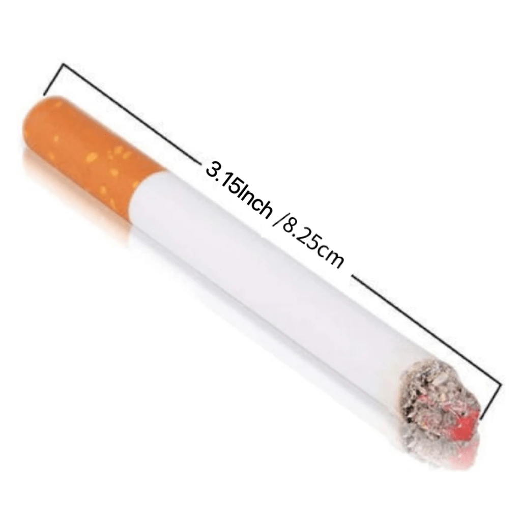 パフタバコ 6個 + 1個フェイクパフシガー クレセン アーティスティックな煙を吹き出すことができます 煙小道具 煙の偽パフタバコのように見えます 実用的ないたずら、ハロウィーンの衣装 ...