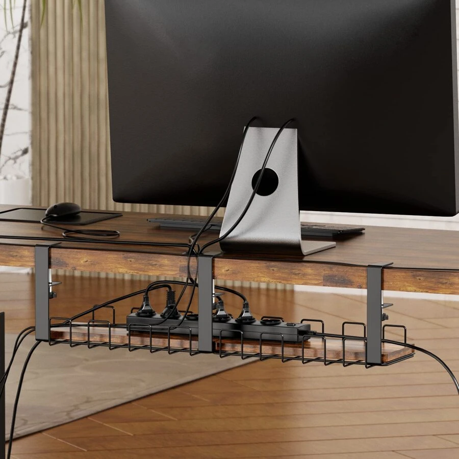 Under Desk Cable Management Tray, Under Table Wire Management Tray ...