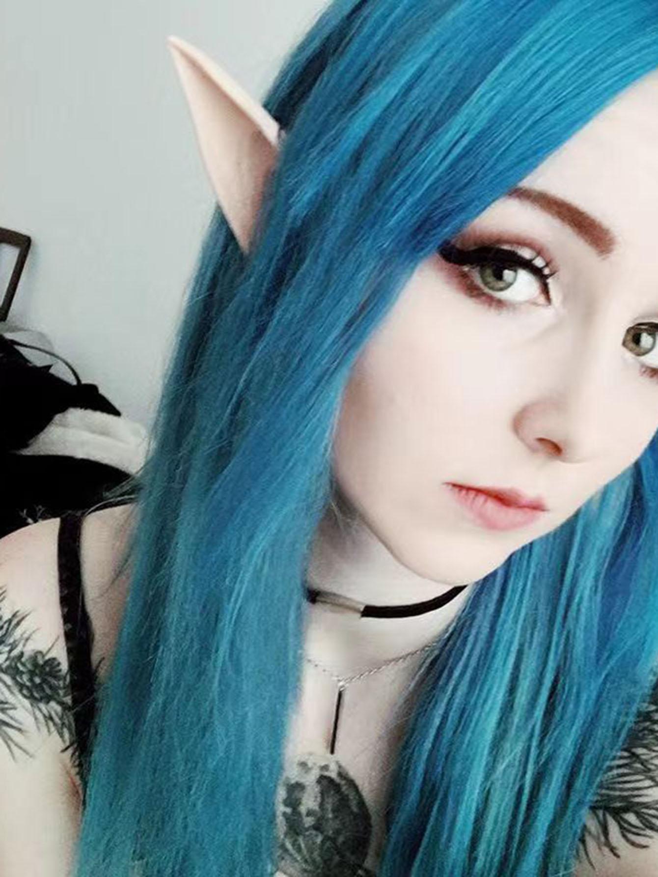 Halloween Elf Ear Latex Cosplay Prop For Party Anime Cos Magic Fairy ...