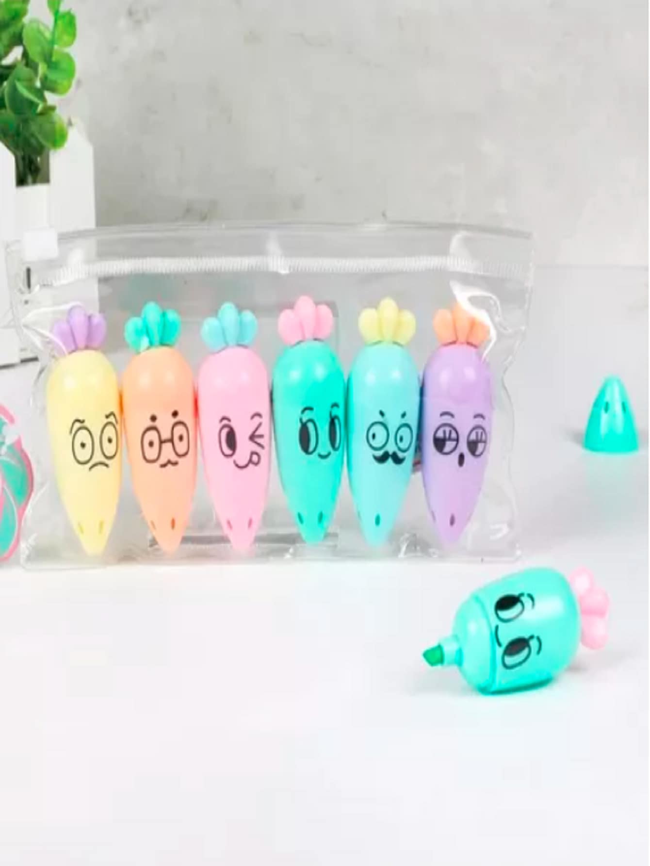 6 Mini Carrot Markers | SHEIN USA