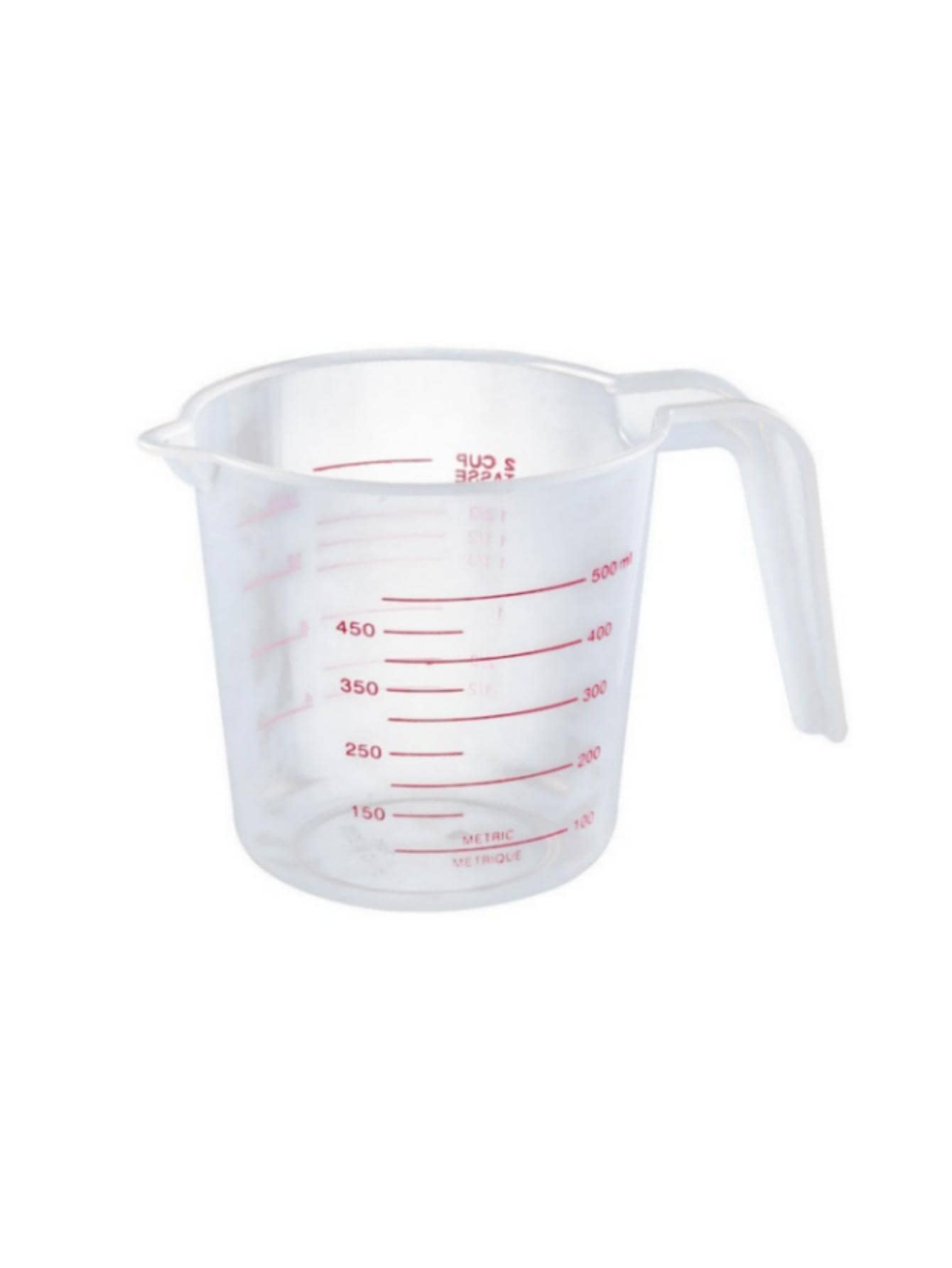 1pc Plastic Measuring Cup, PP Measuring Cup With Spout And Handle Grip ...