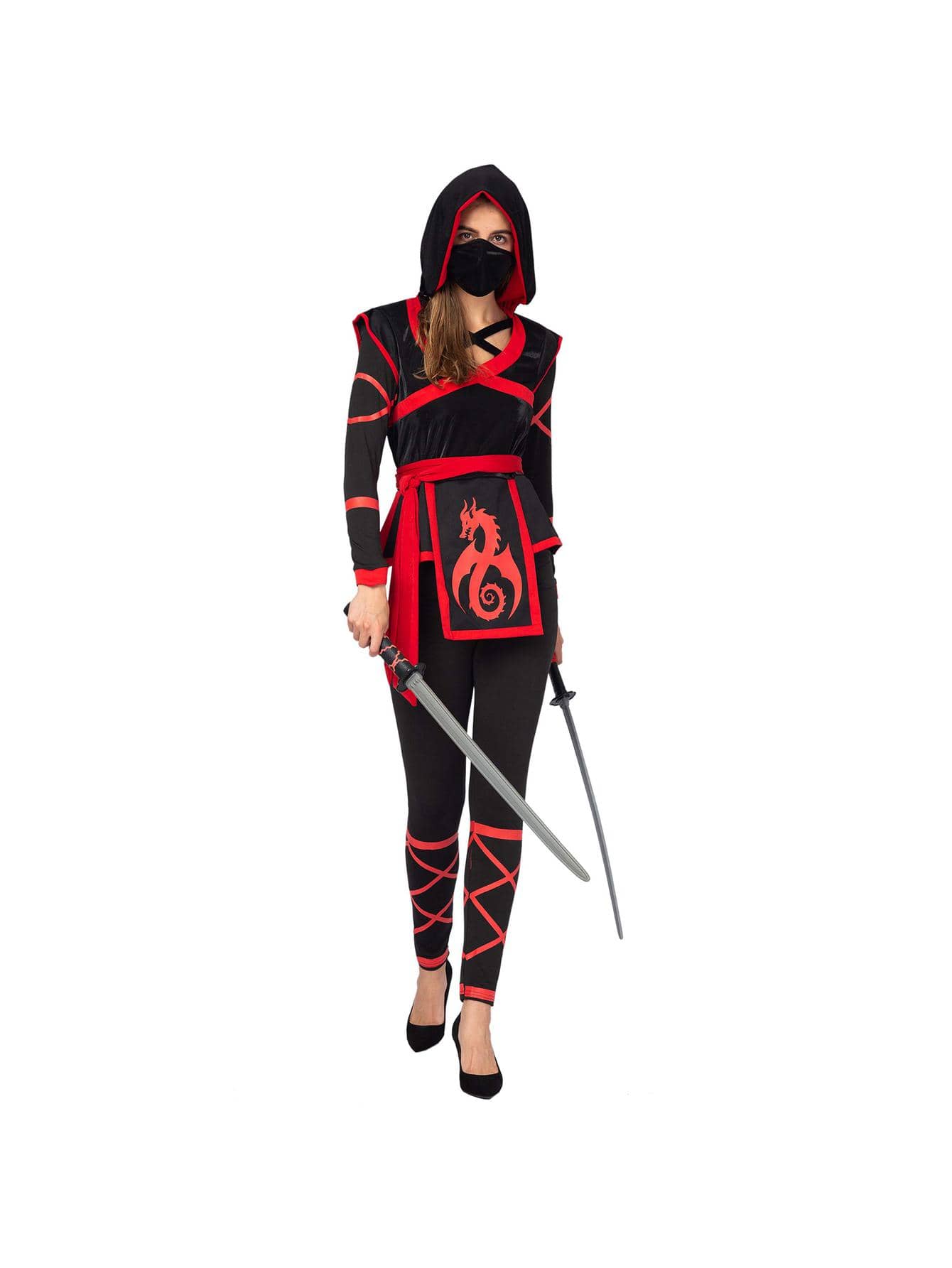 Spooktacular Creations Halloween Ninjastyle Warrior Costume For Women ...