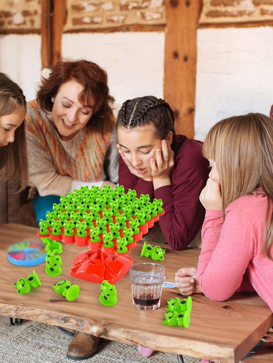 Frog Shaped Balance Tree Toy For 2 Players' Interactive Puzzle & Focus ...