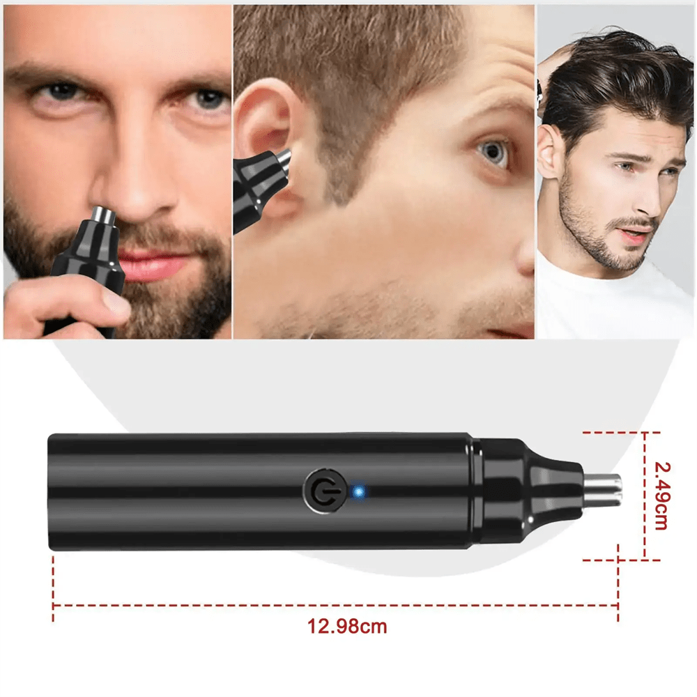 Nose And Ear Hair Trimmer Electric Nose And Ear Hair Trimmer 360 Degree Rotary Dual Edge Blade