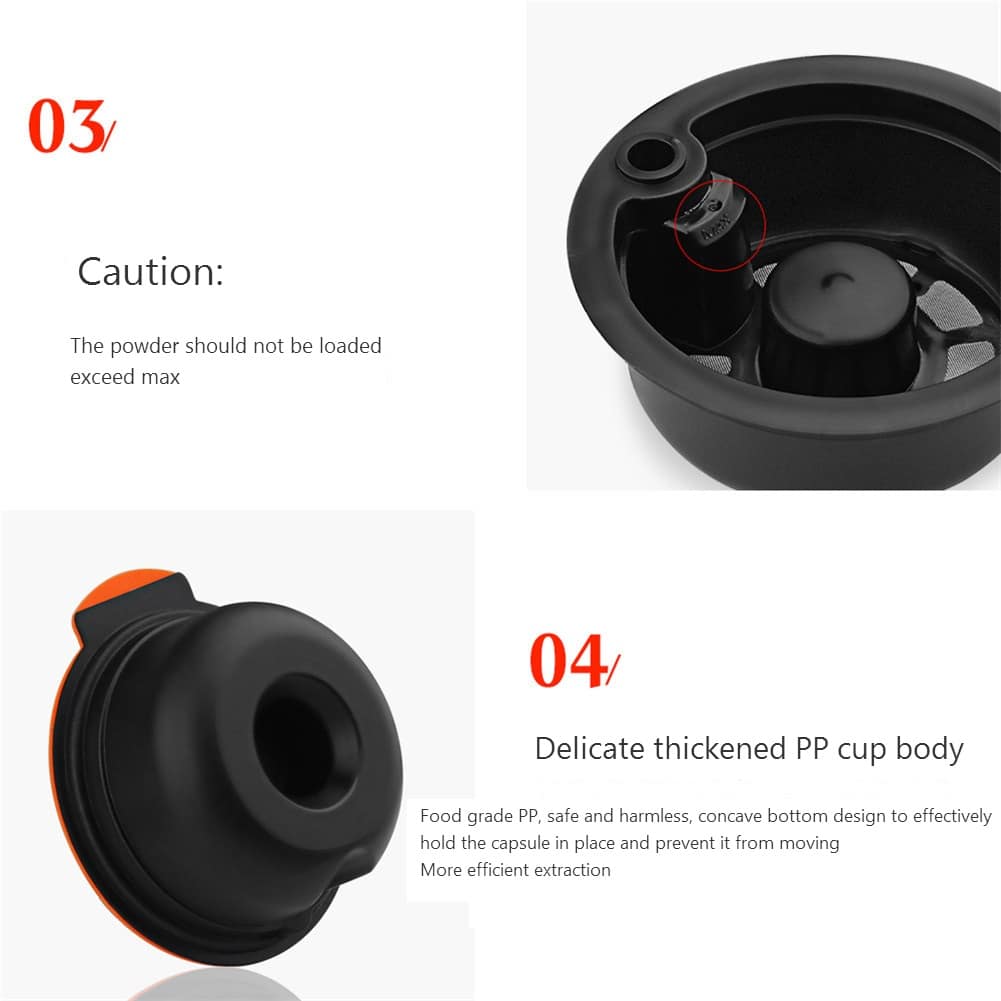 Reusable Coffee Filter Cycle Espresso Capsule For Bosch Tassimo Coffee ...