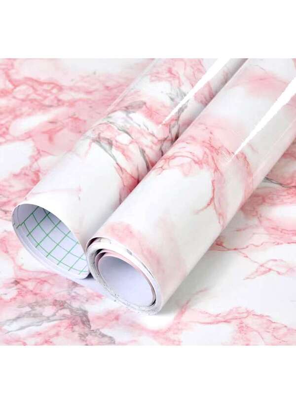 1 stuk Marmer Vinyl Waterbestendig Behang Voor Badkamer Tafel Keuken ...