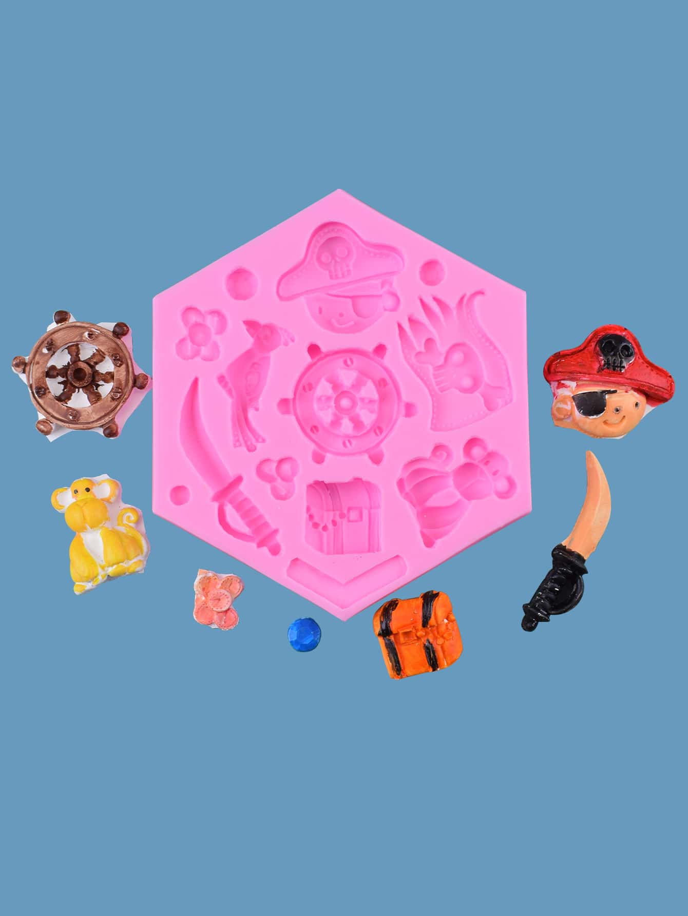 Pirate Ship Steering Wheel Shaped Silicone Mold | SHEIN UK