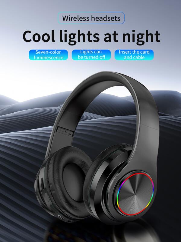 B39 Wireless Gaming Headset, Head-mounted, Glowing, With Heavy Bass ...