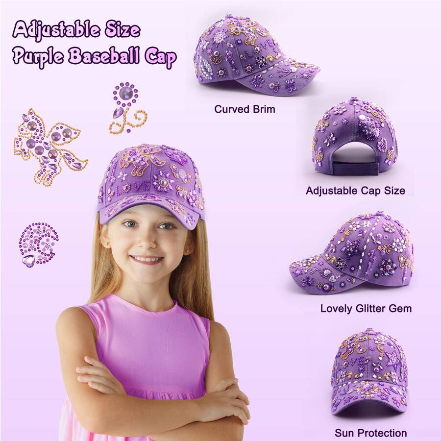 Crafts for Girls Ages 6-8-12 Decorate Your Own Baseball Cap, Arts and ...